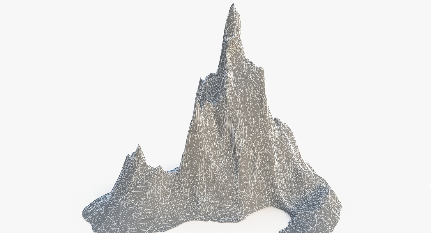 Mountain crystal 3D model - TurboSquid 1337781
