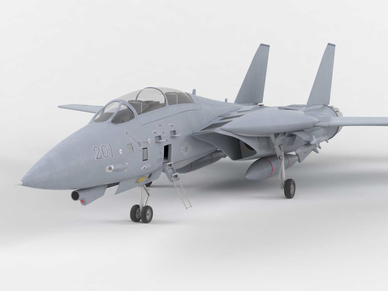 F-14 tomcat 3D model - TurboSquid 1337898