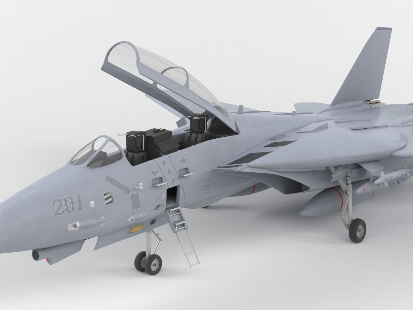 F-14 tomcat 3D model - TurboSquid 1337898
