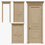Classic door model - TurboSquid 1337938