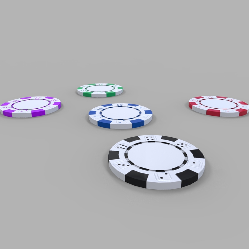 Casino poker coin 3D model - TurboSquid 1339011