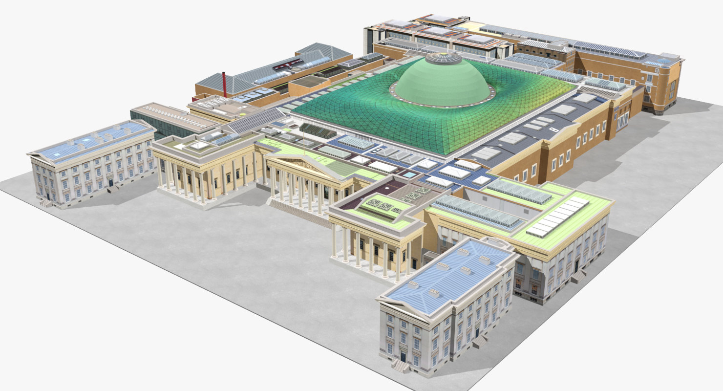 3D british museum london building - TurboSquid 1337928