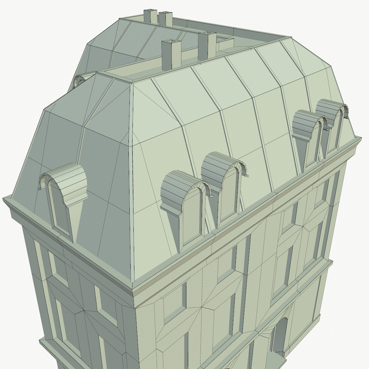 3D classical building model - TurboSquid 1337946