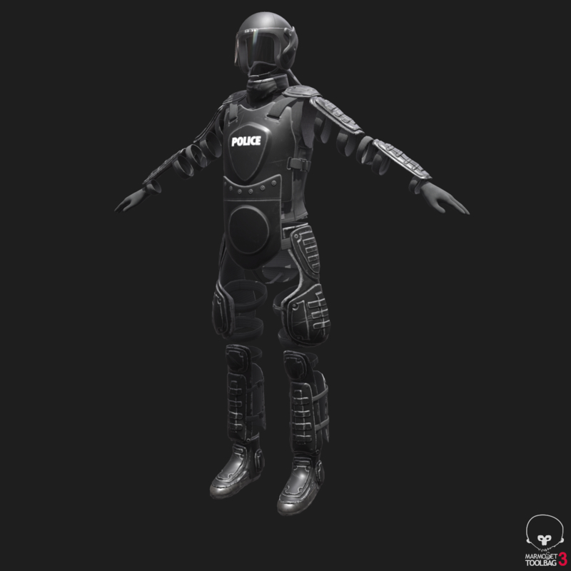 Character riot 3D model - TurboSquid 1338003