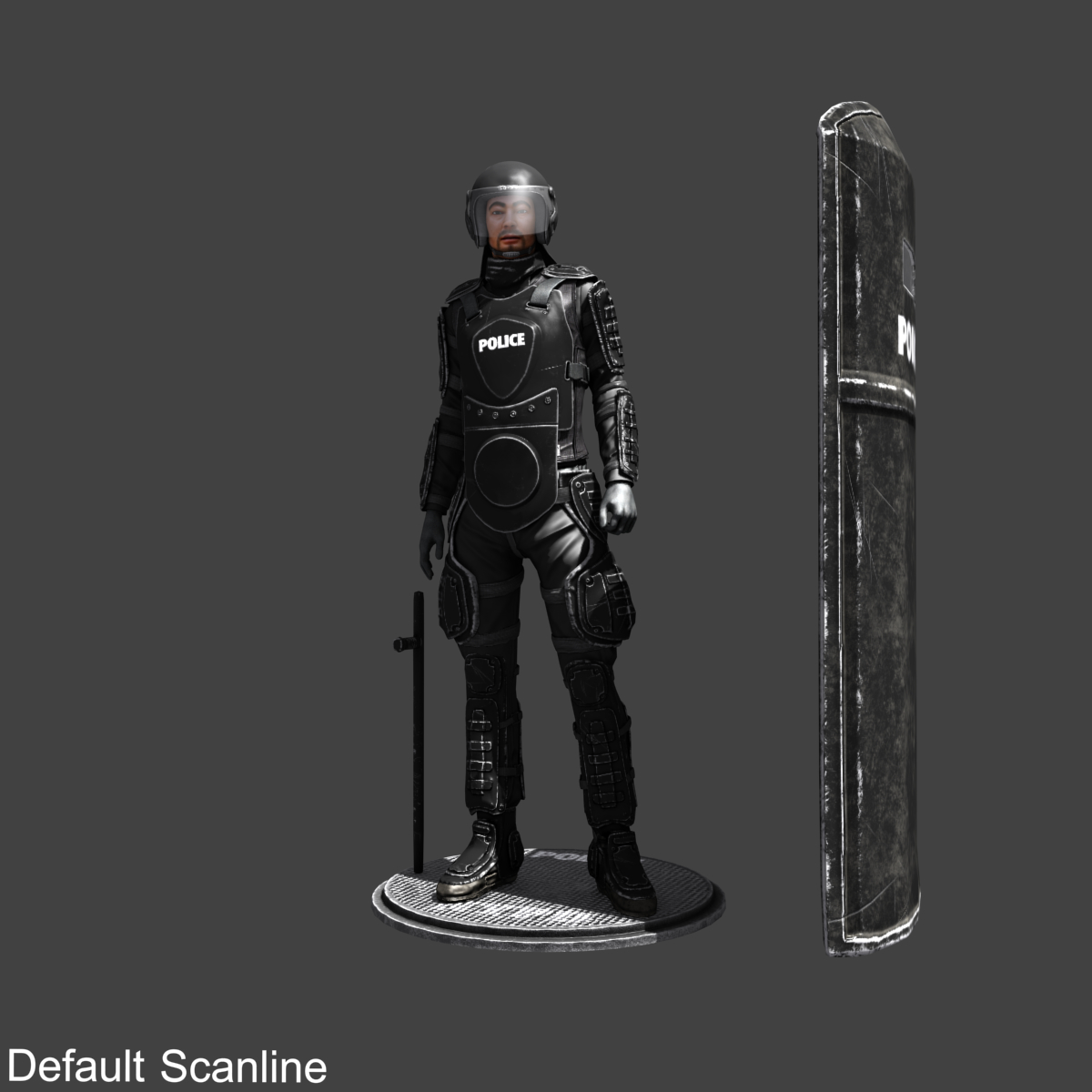 Character riot 3D model - TurboSquid 1338003