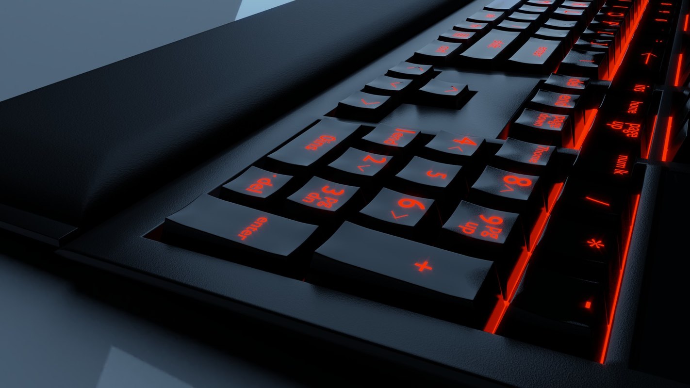 3D keyboard - TurboSquid 1338067