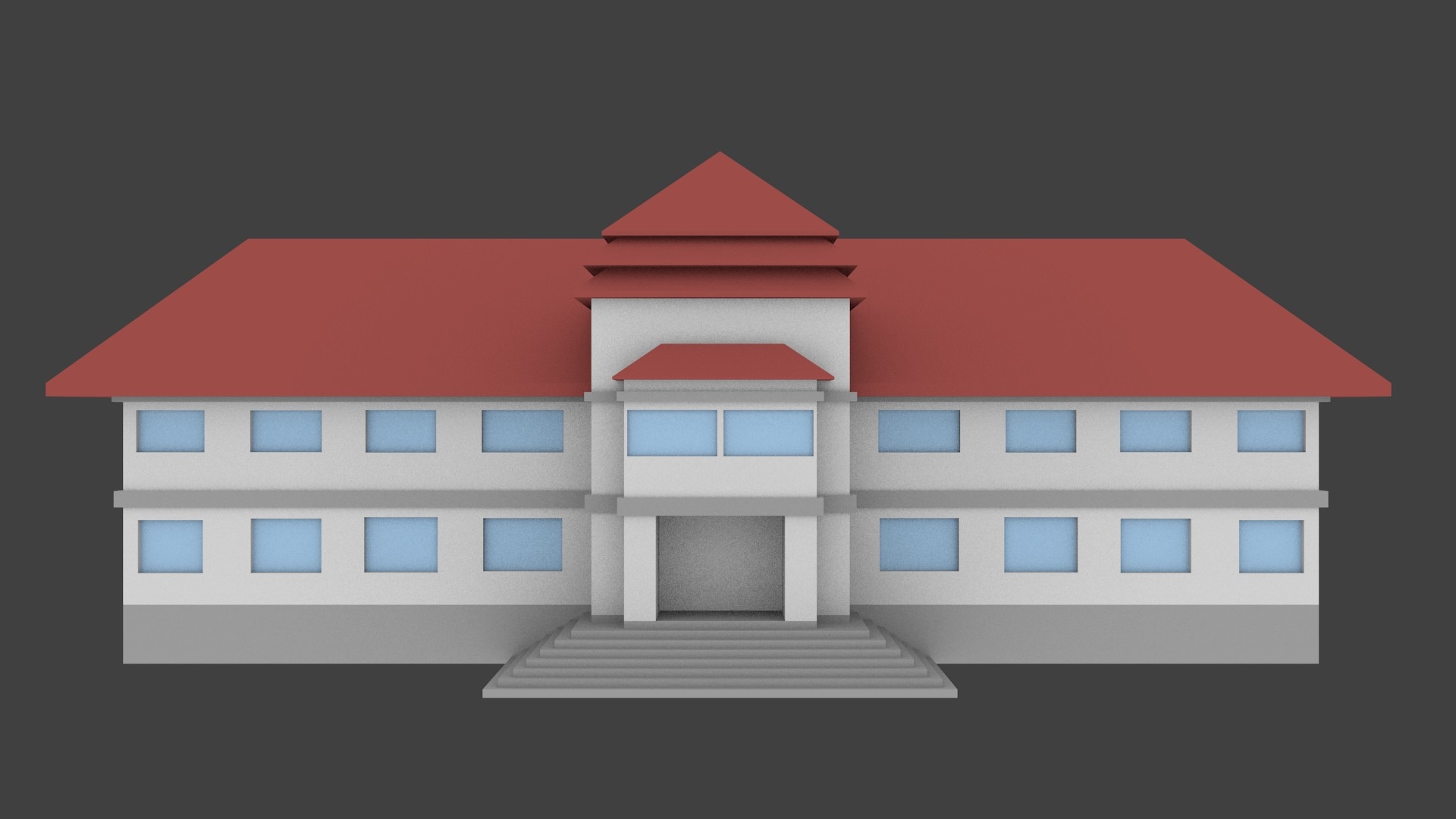 Town hall 3D - TurboSquid 1338083