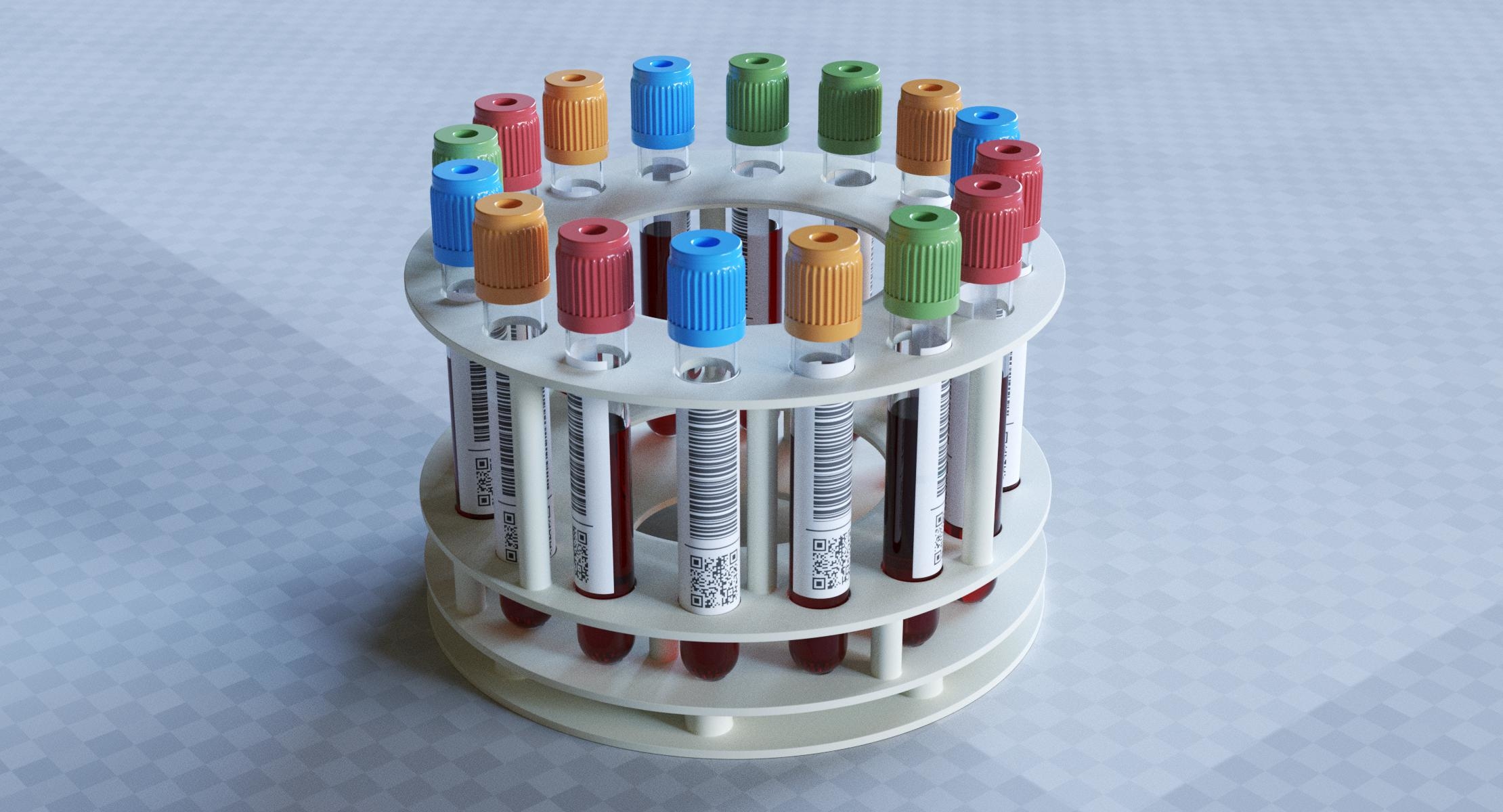 Blood samples 3D model - TurboSquid 1338300