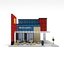 3D mcdonald s building polys model - TurboSquid 1338282
