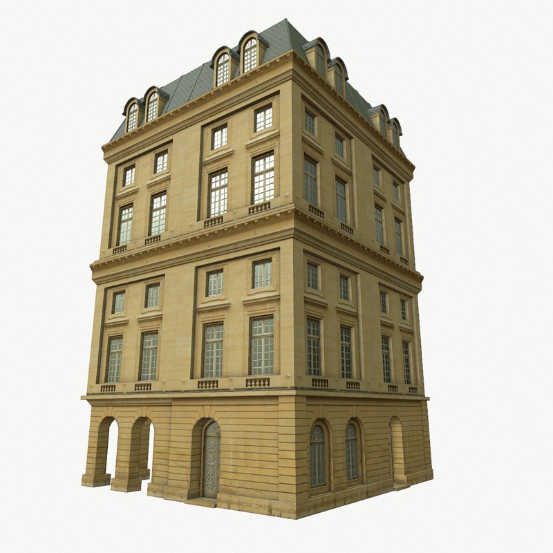 Classical building 3D model - TurboSquid 1338255