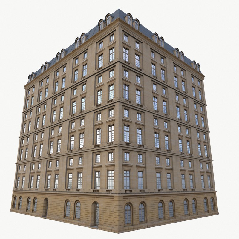 Classical building 3D model - TurboSquid 1338320