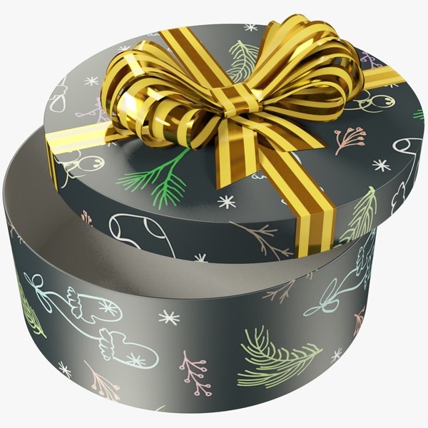 christmas tree presents 3d model