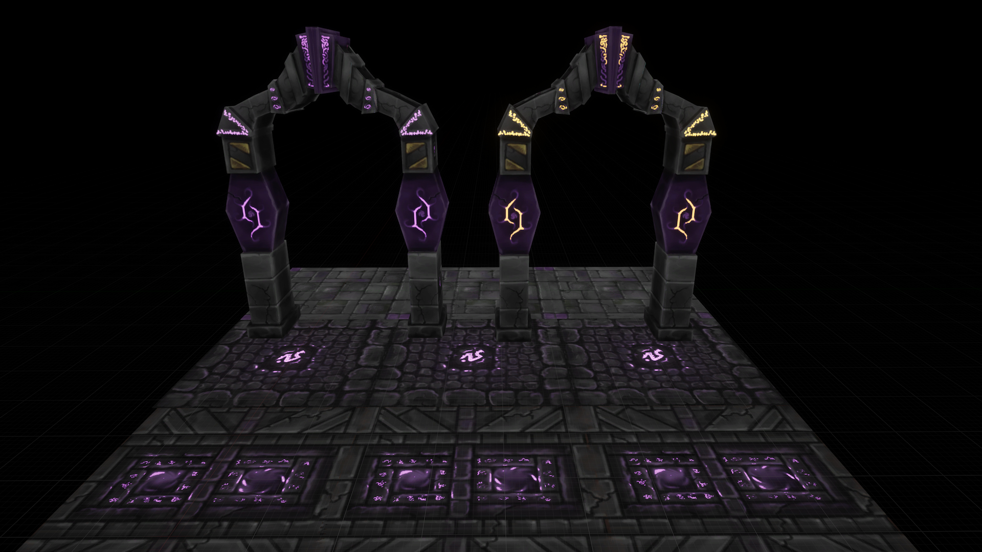 modelo 3d Mazmorra modular estilizada - TurboSquid 1338526