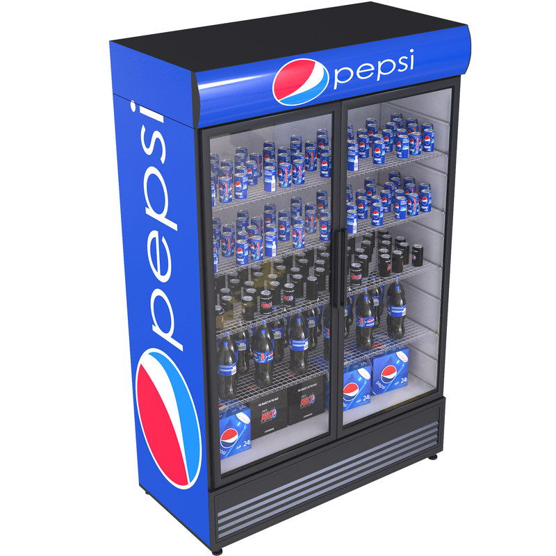 Fridge beverage pepsi 3D model - TurboSquid 1338590