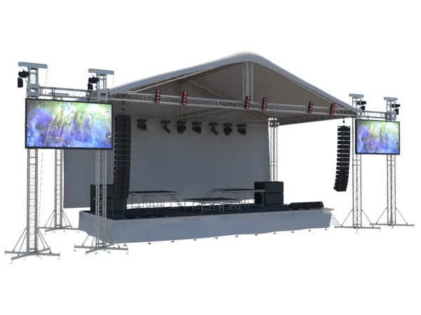 Outdoor Stage 3D Models for Download | TurboSquid