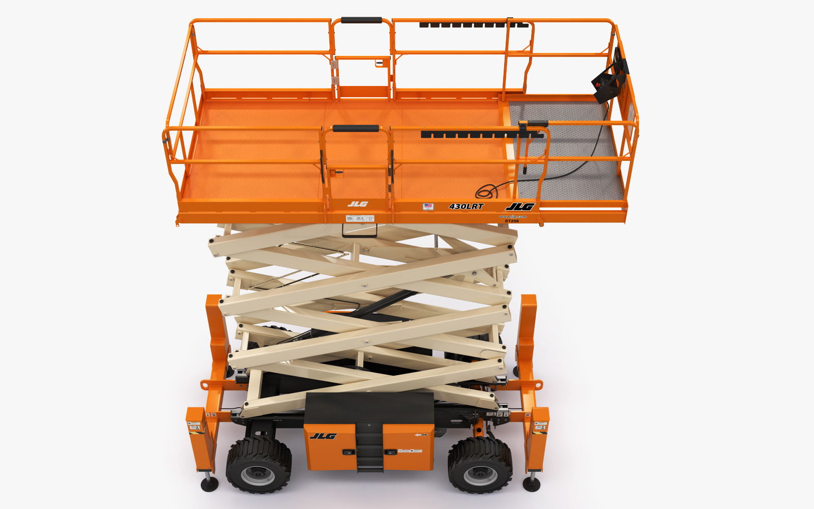 剪叉式升降机JLG 430LRT3D模型 - TurboSquid 1338717