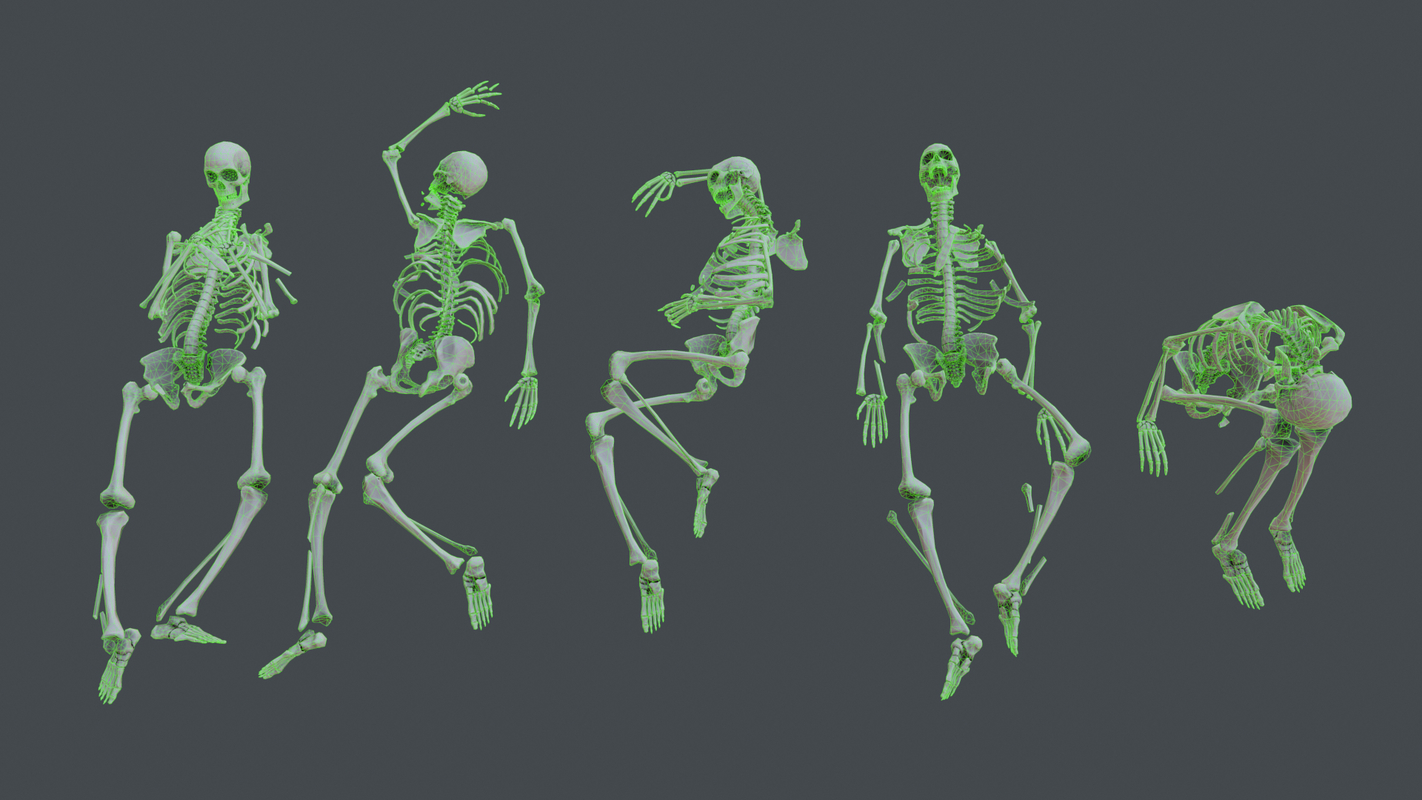 Human remains skeleton body model - TurboSquid 1338750