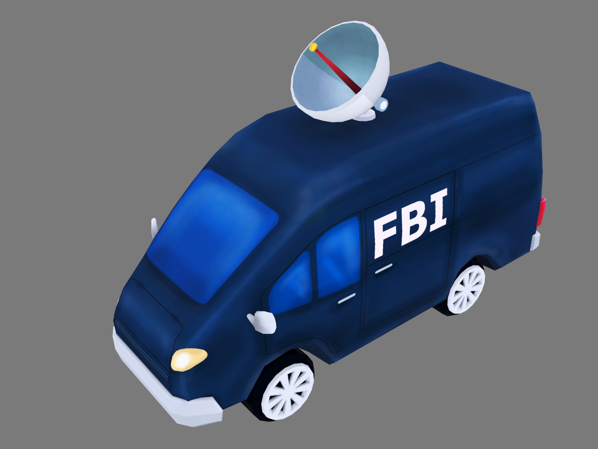 FBI-Auto 3D-Modell - TurboSquid 1338794