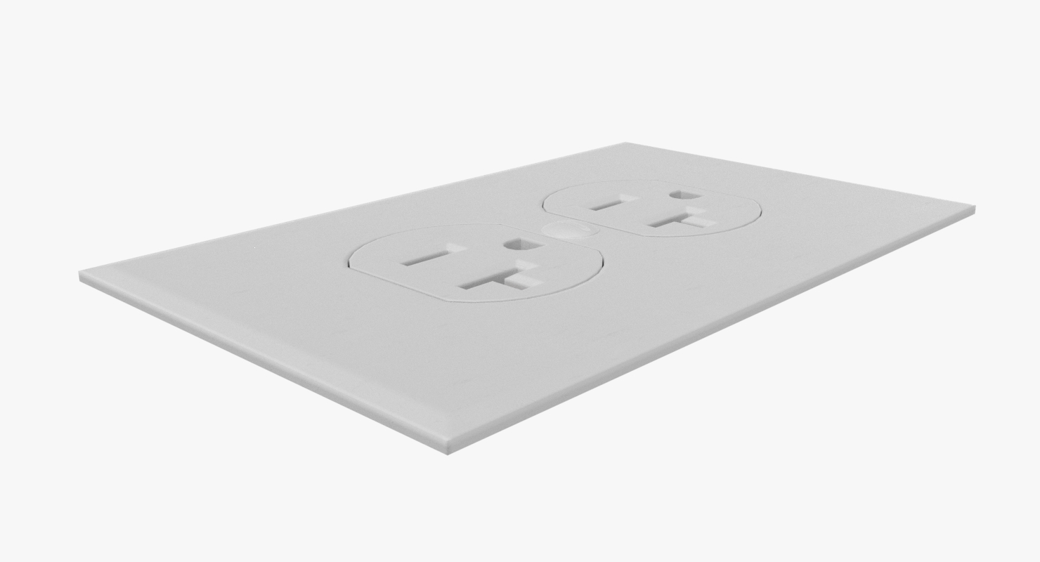 Electrical socket 3D model - TurboSquid 1338827