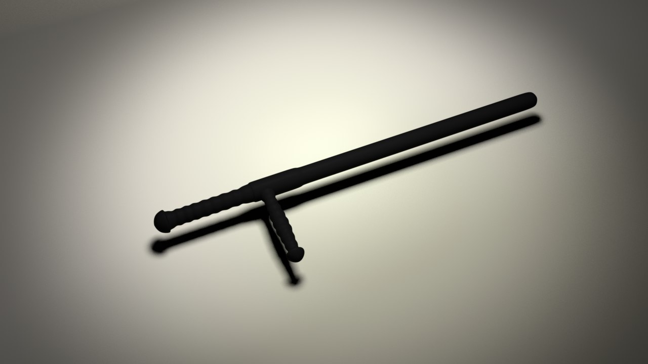 Free baton 3D model - TurboSquid 1338830