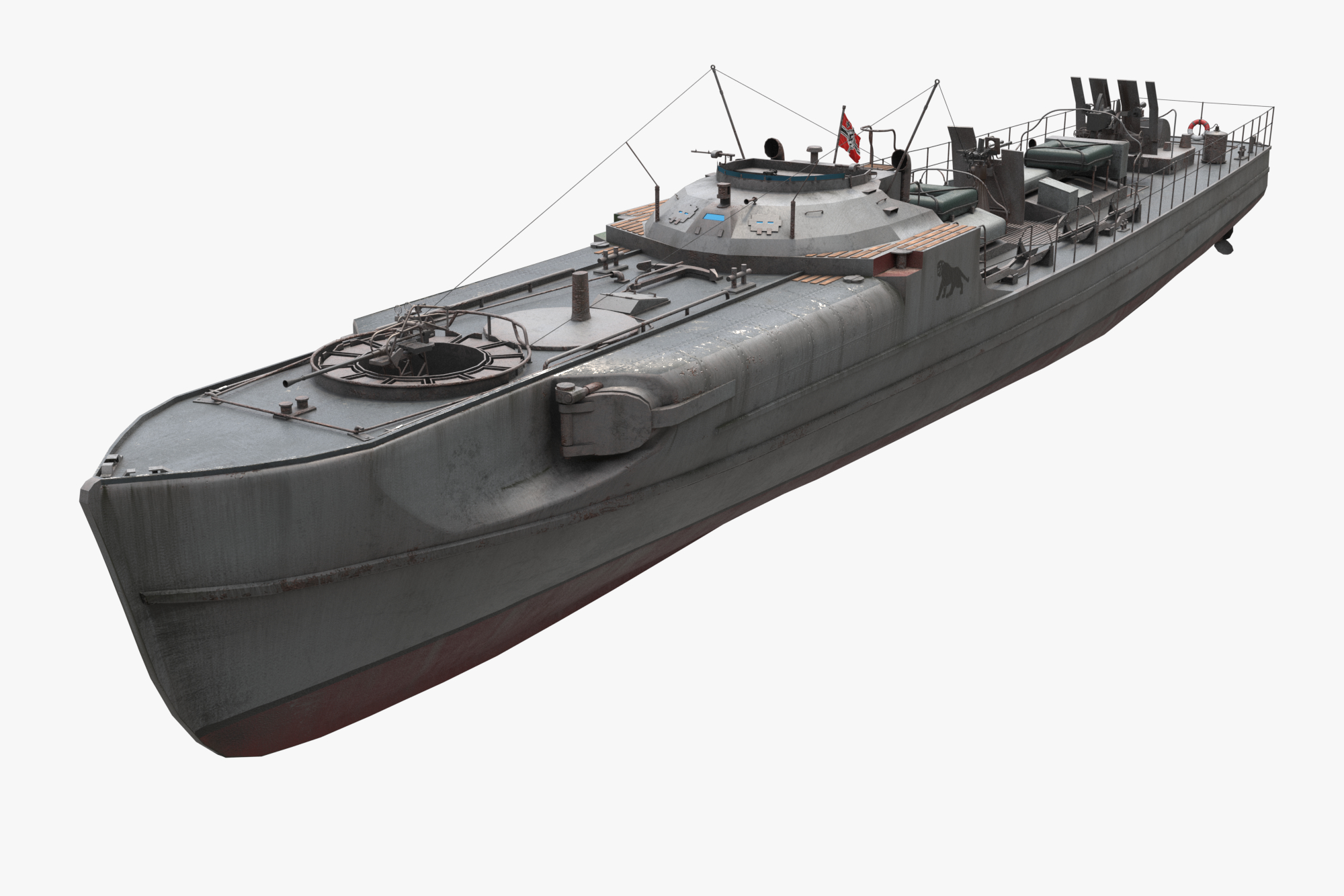 3D schnellboot s-100 - TurboSquid 1339139