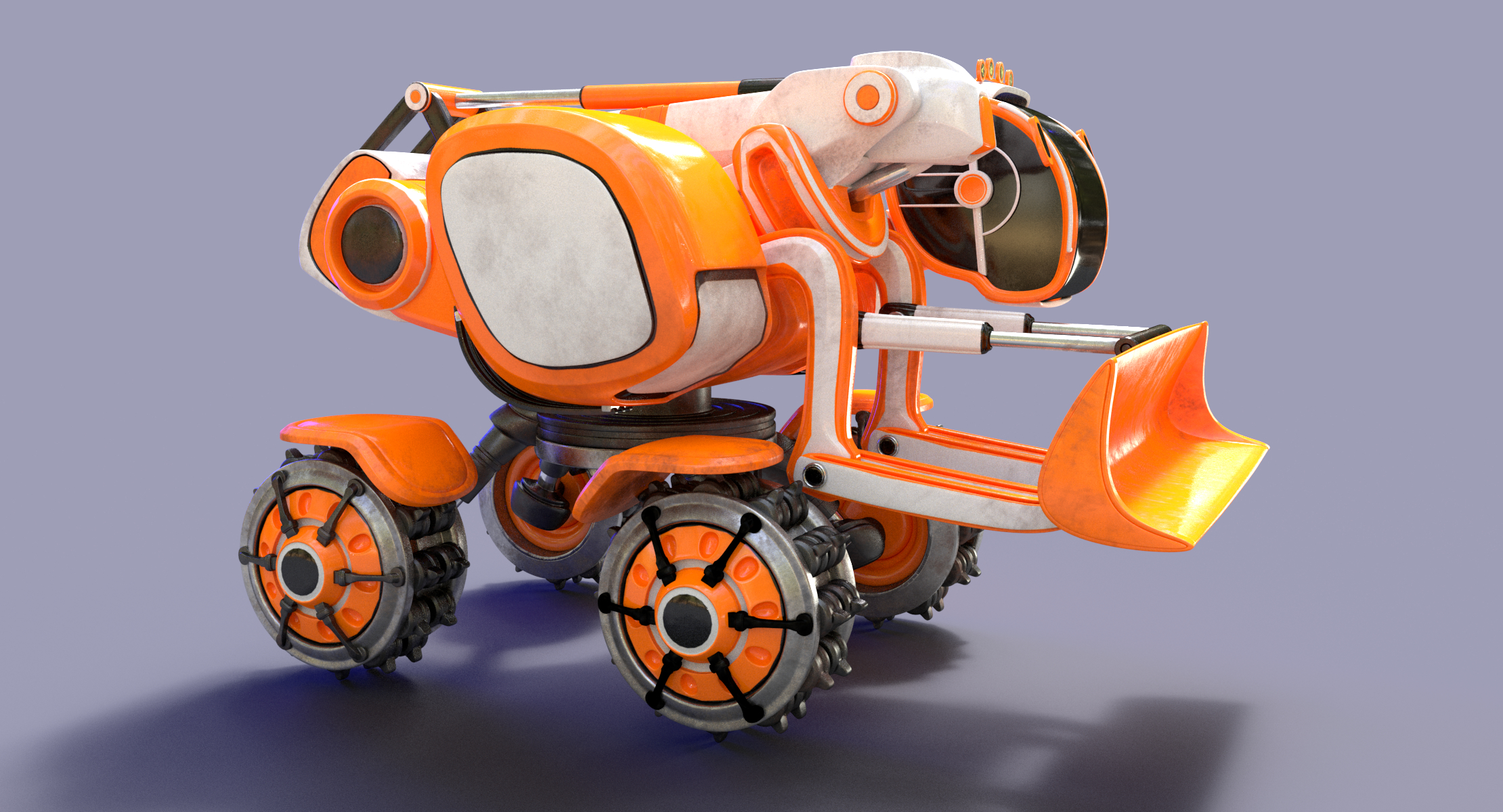 Dozer concept 3D model - TurboSquid 1339025