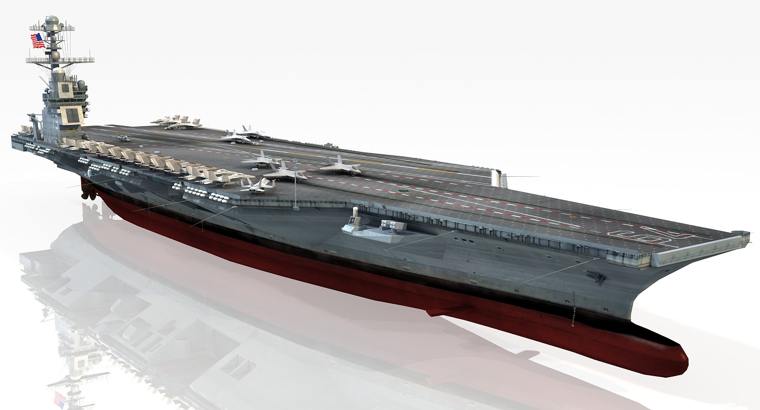 3D uss john f kennedy model - TurboSquid 1339043
