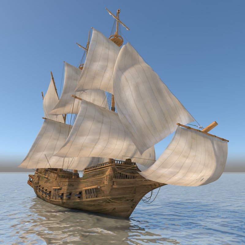 Medieval war ship model - TurboSquid 1339111