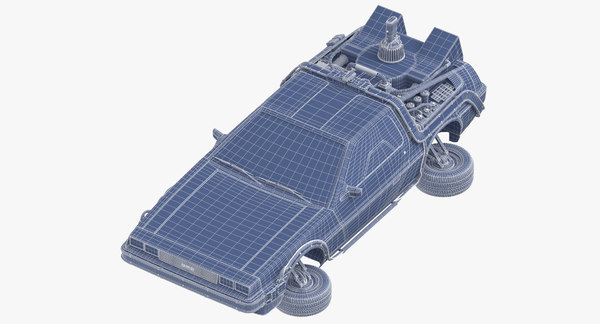 3D delorean flying model - TurboSquid 1339172
