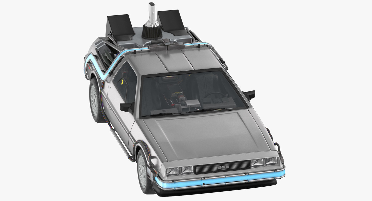 Delorean driving 3D model - TurboSquid 1339178
