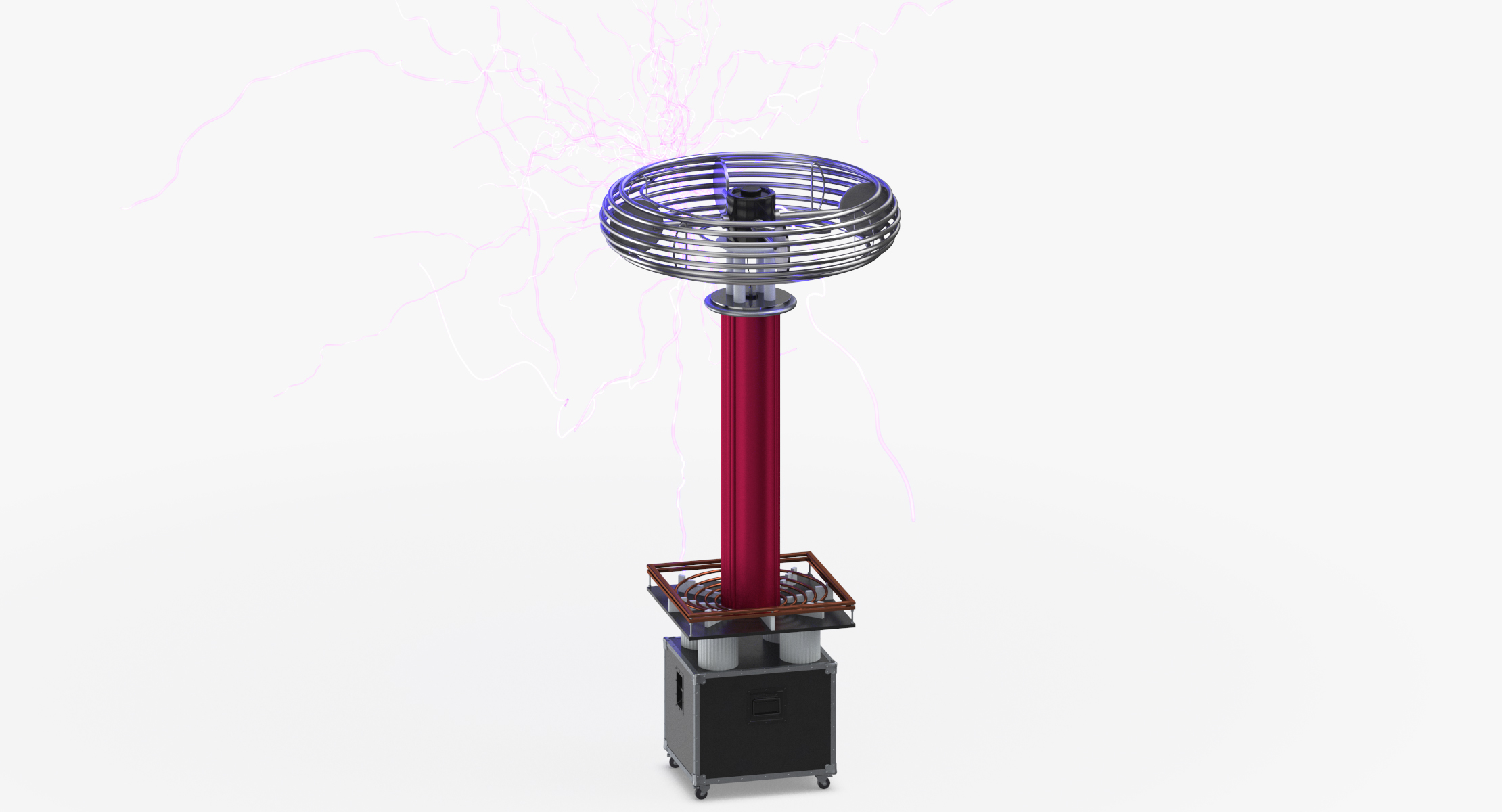 modelo 3d Tesla bobinas en - TurboSquid 1349989