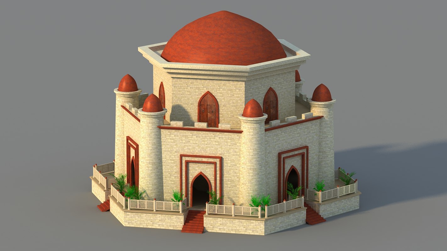 3D arabic palace - TurboSquid 1339026