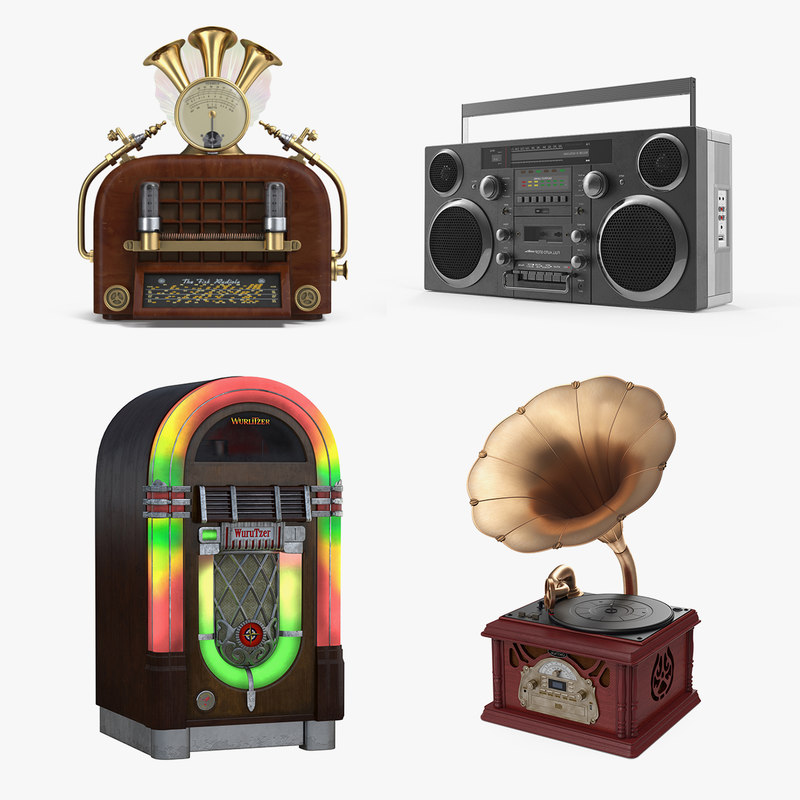 3D retro devices - TurboSquid 1339376