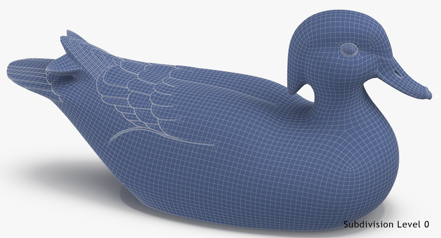 Duck decoy 02 3D model - TurboSquid 1339431