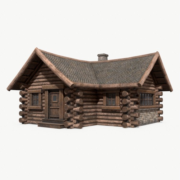 Log Cabin 3D Models for Download | TurboSquid