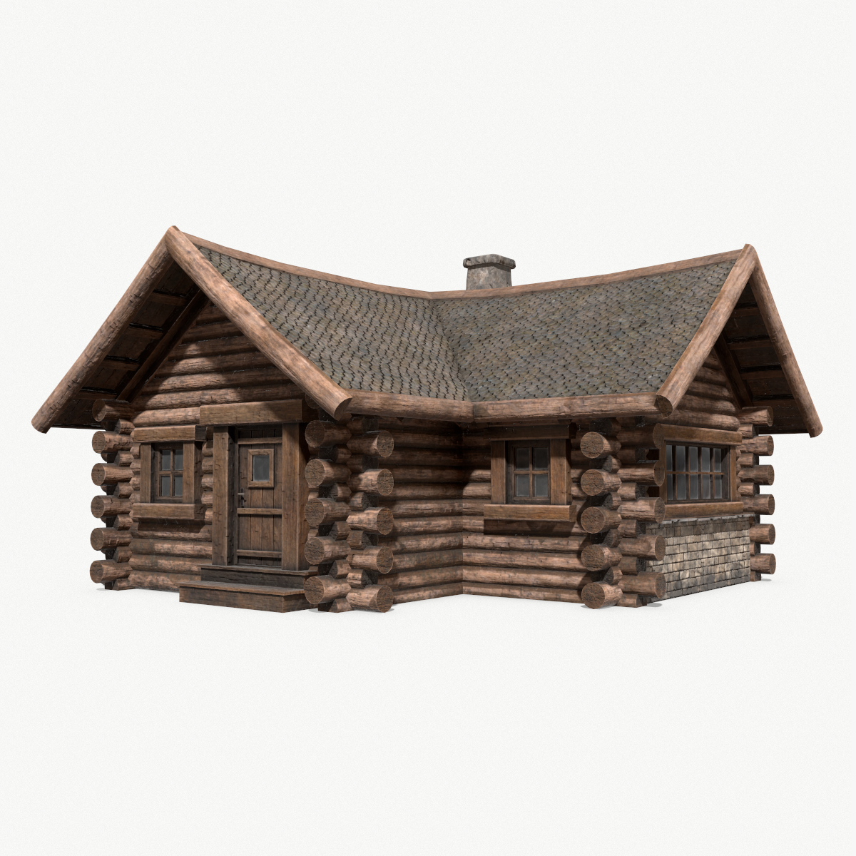 Wooden house 3D model - TurboSquid 1339596