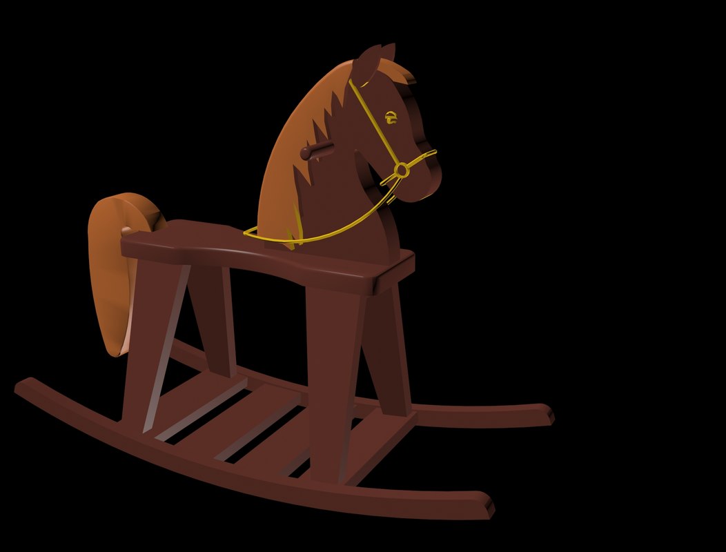 3D rocking horse - TurboSquid 1339580