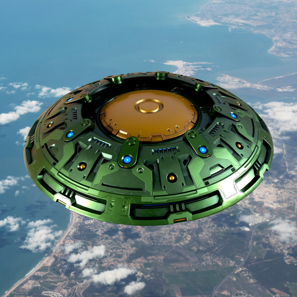 Space ufo 3D model - TurboSquid 1339606