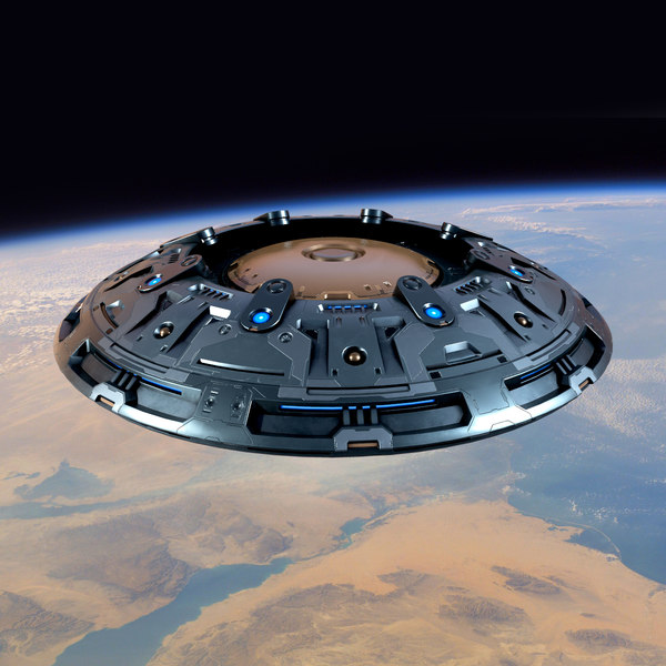 Space ufo 3D model - TurboSquid 1339606