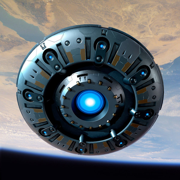 Space ufo 3D model - TurboSquid 1339606