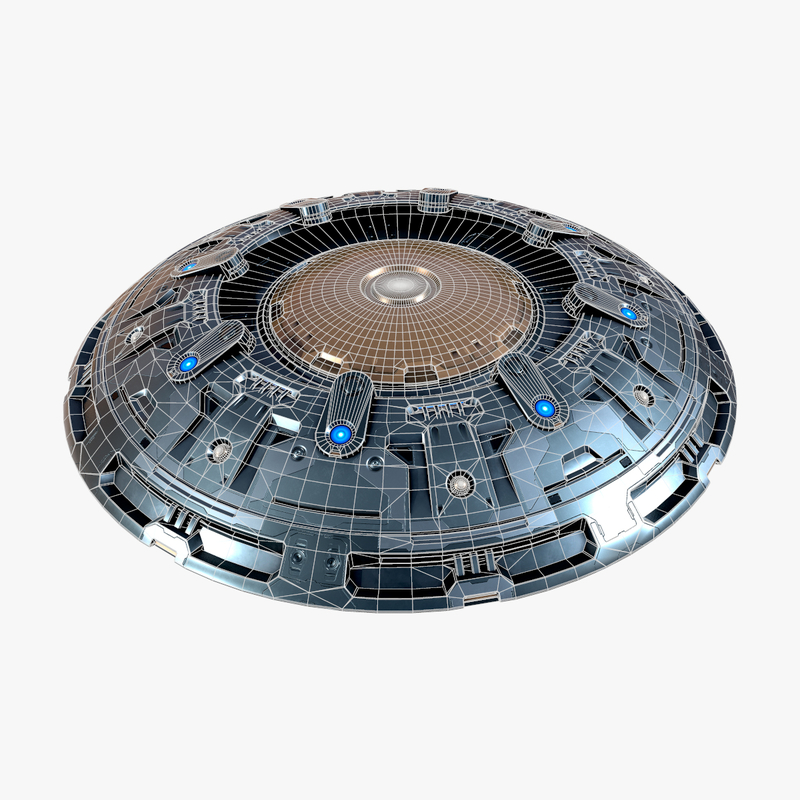 Space ufo 3D model - TurboSquid 1339606