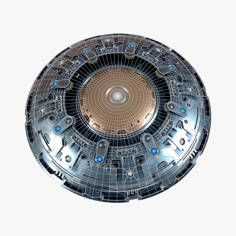 Space ufo 3D model - TurboSquid 1339606