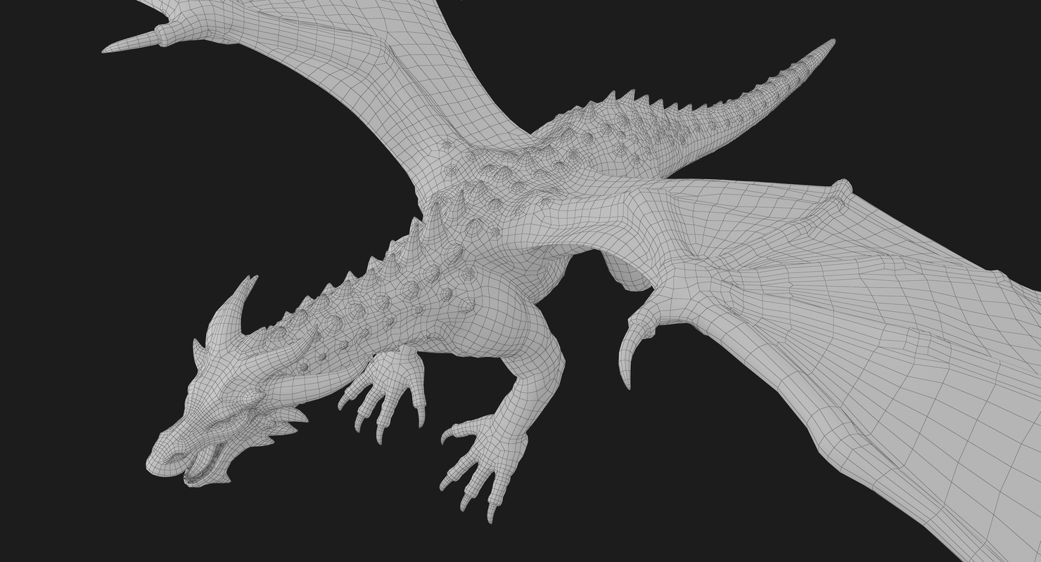 Dragon rig 3D model - TurboSquid 1339679