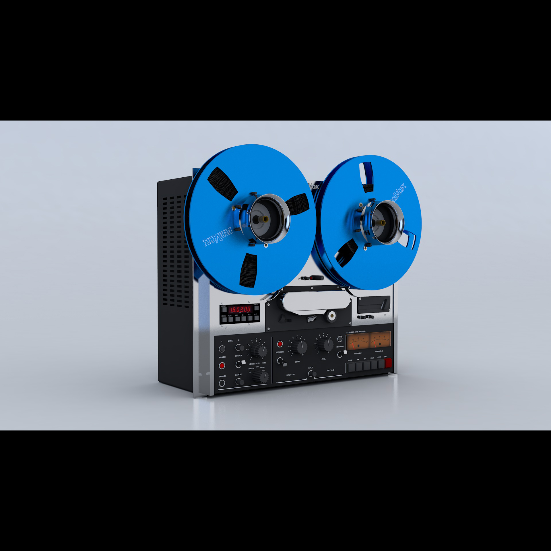 Tape recorder 3D model - TurboSquid 1339685