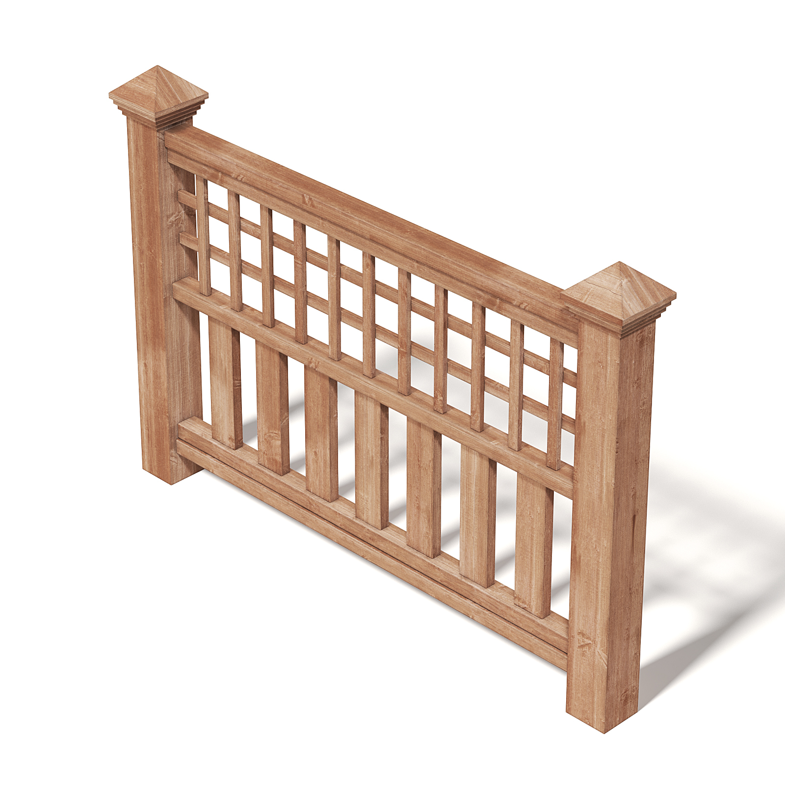 modelo 3d Cerca de madera modelo 3D - TurboSquid 1339827