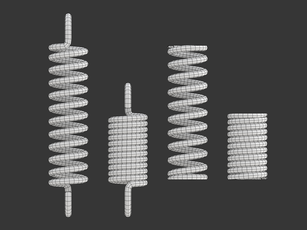 3D metal spring - TurboSquid 1340231