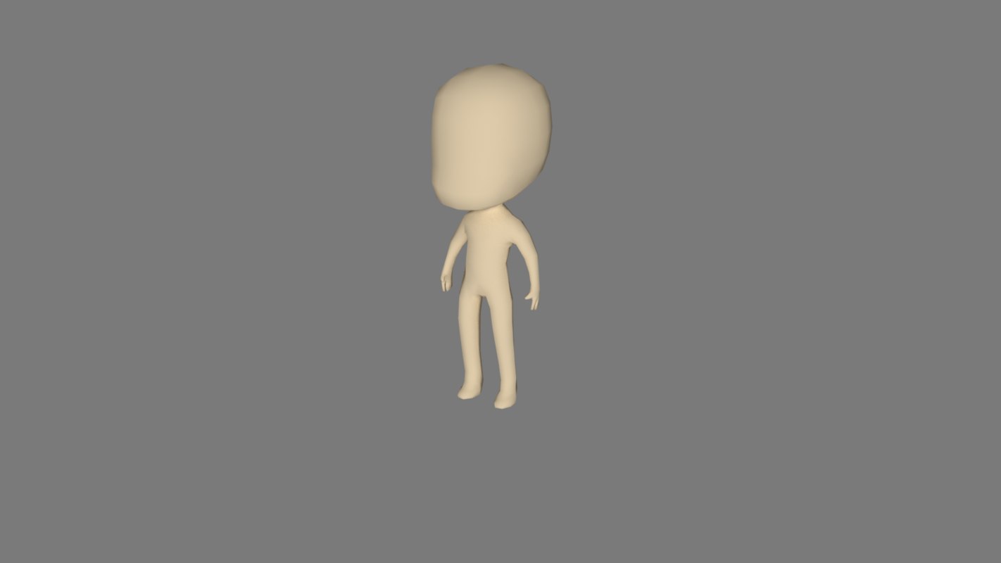 3D chibi character model - TurboSquid 1340419