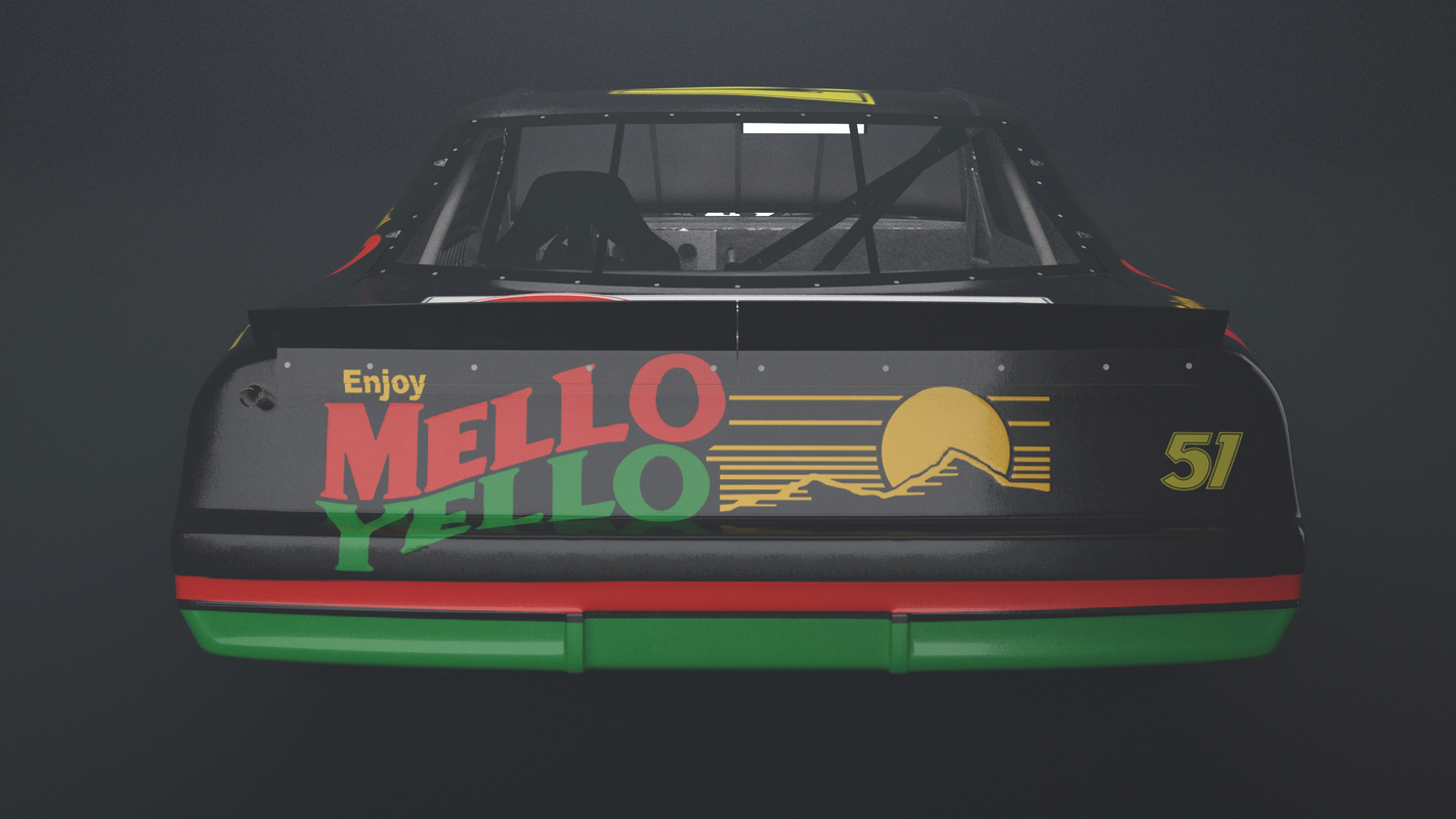 Mello yello race car 3D model - TurboSquid 1340603