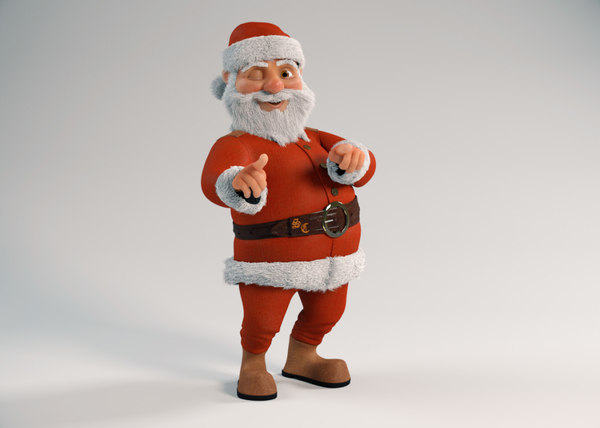Free 3D Santa Models | TurboSquid
