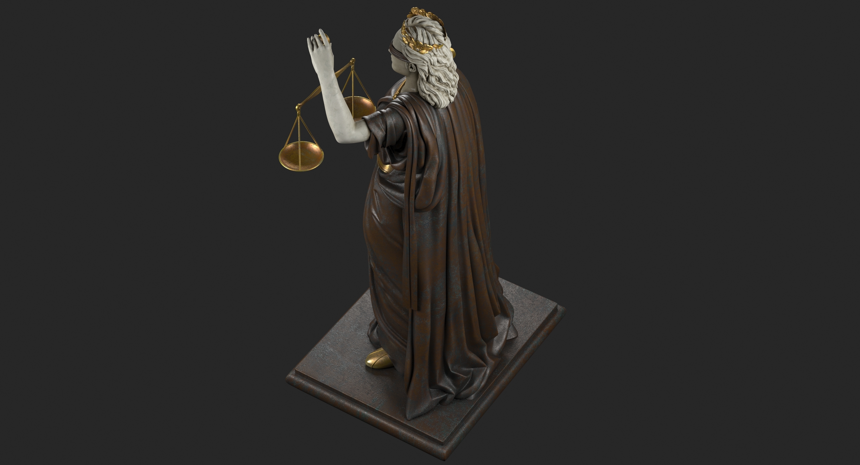 3D lady justice model - TurboSquid 1338476